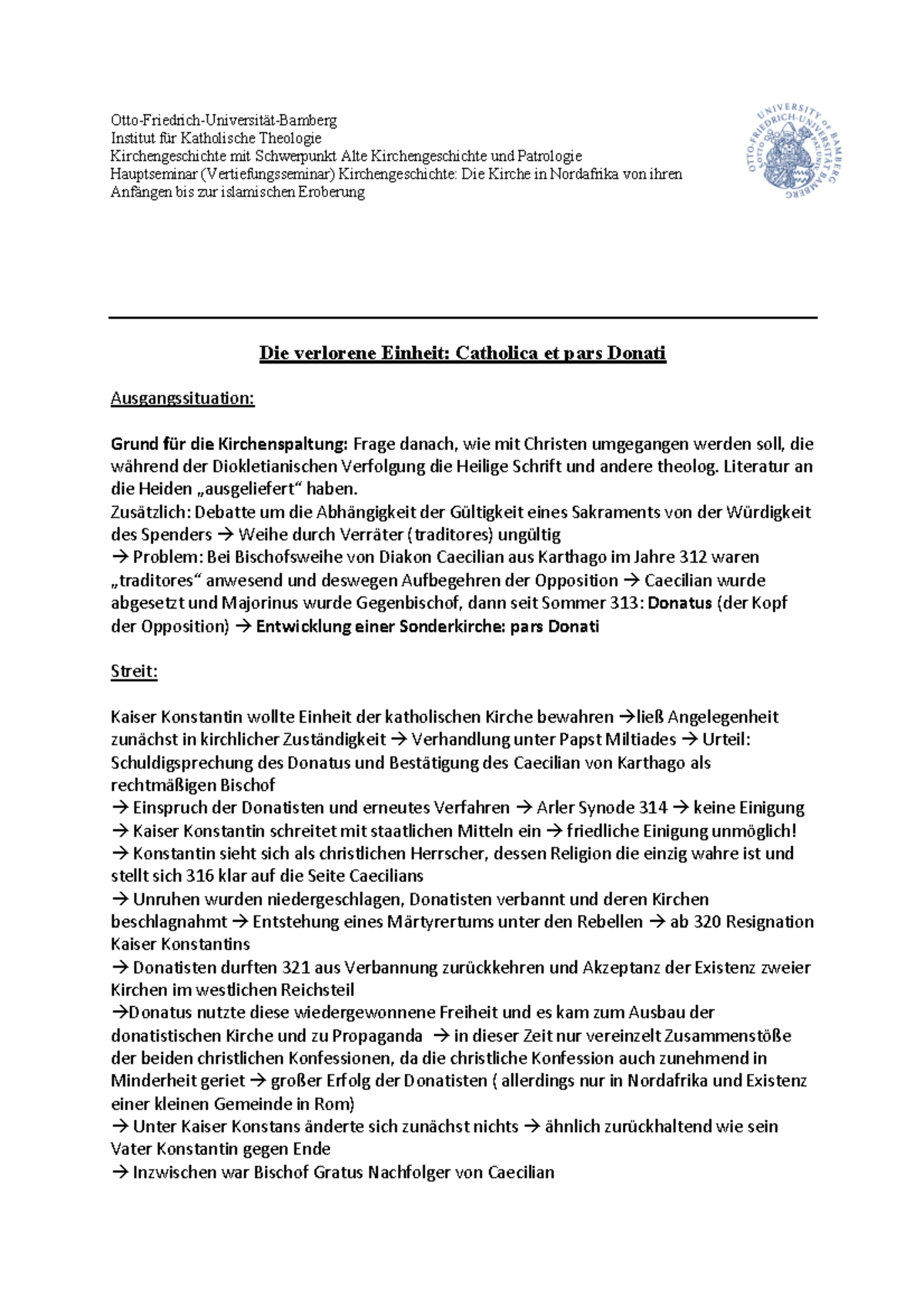 Referat AKG Handout - Otto-Friedrich-Universität-Bamberg Institut für ...