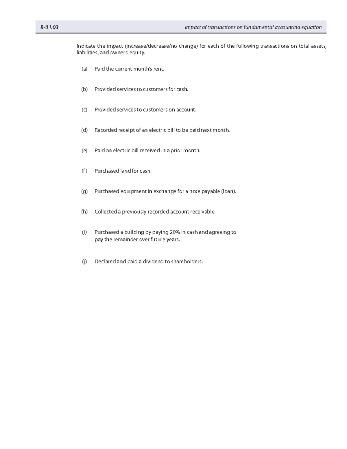 B-01 - Accounting can be classified into two categories - financial ...