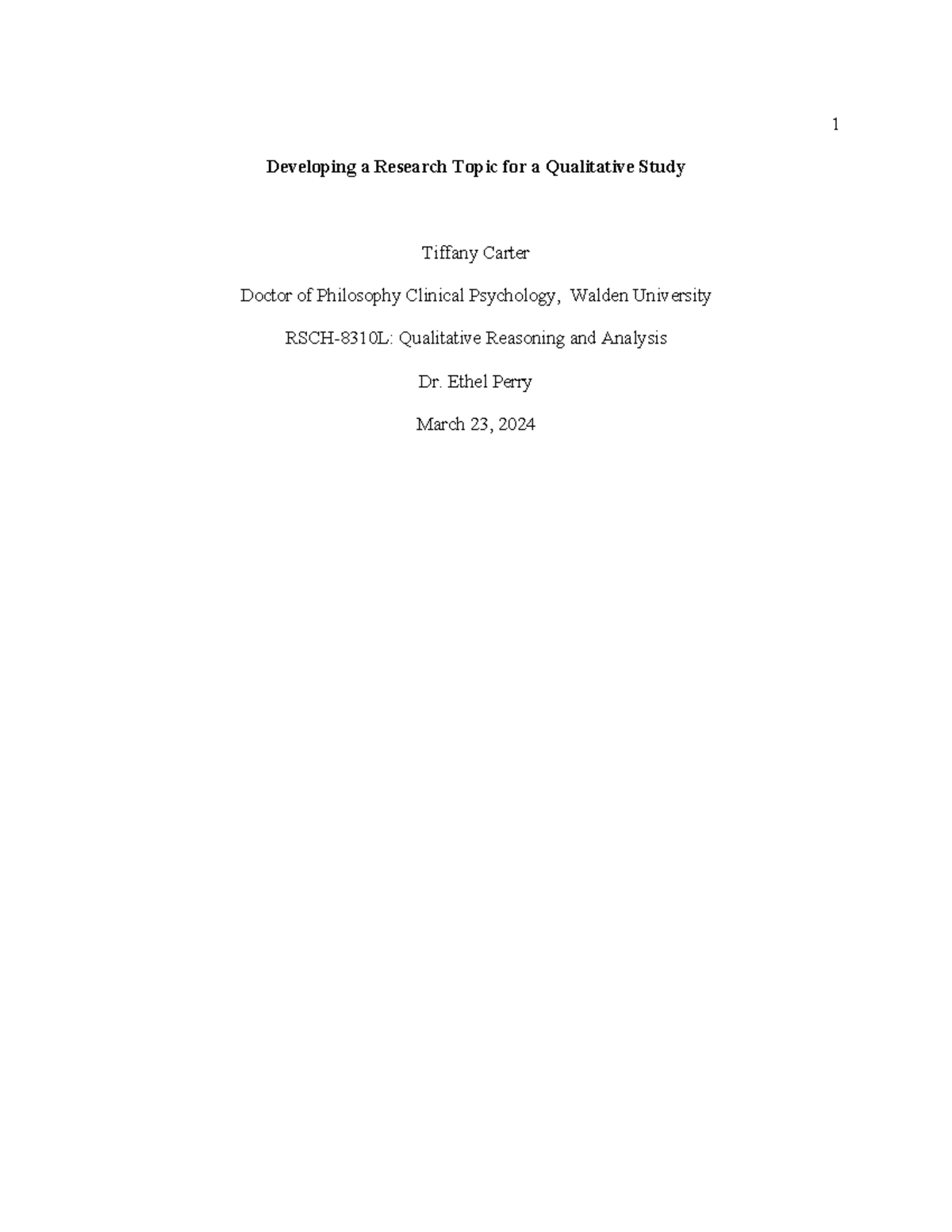 WK4Assgn Carter T.docxresearch.edited - Developing a Research Topic for ...