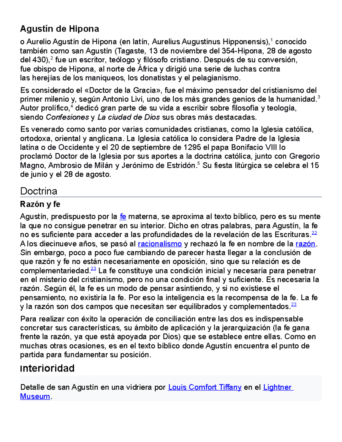 Agustín de Hipona - ggtfg - Agustín de Hipona o Aurelio Agustín de ...