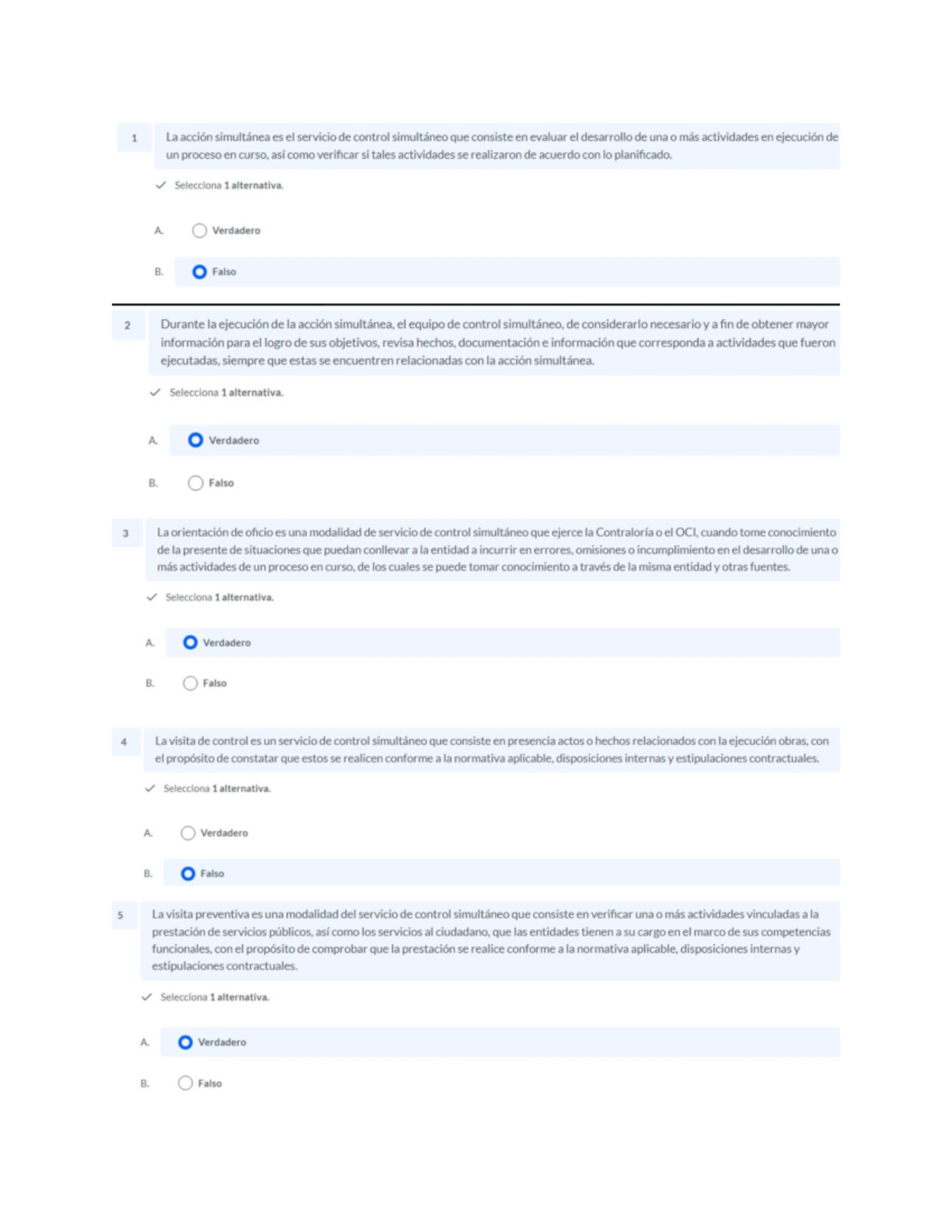 Auditoria gubernamental - 1 La acción simultánea es el servicio de ...