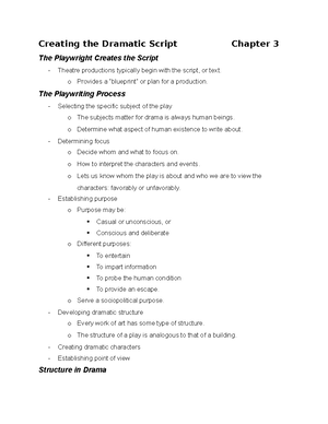 Chapter 1 Theatre is Everywhere - Theatre is Everywhere Chapter 1 ...