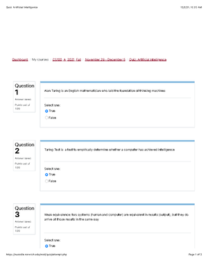 Week Four Quiz SC111 - You're Welcome - Question 1 Correct 1 points out ...