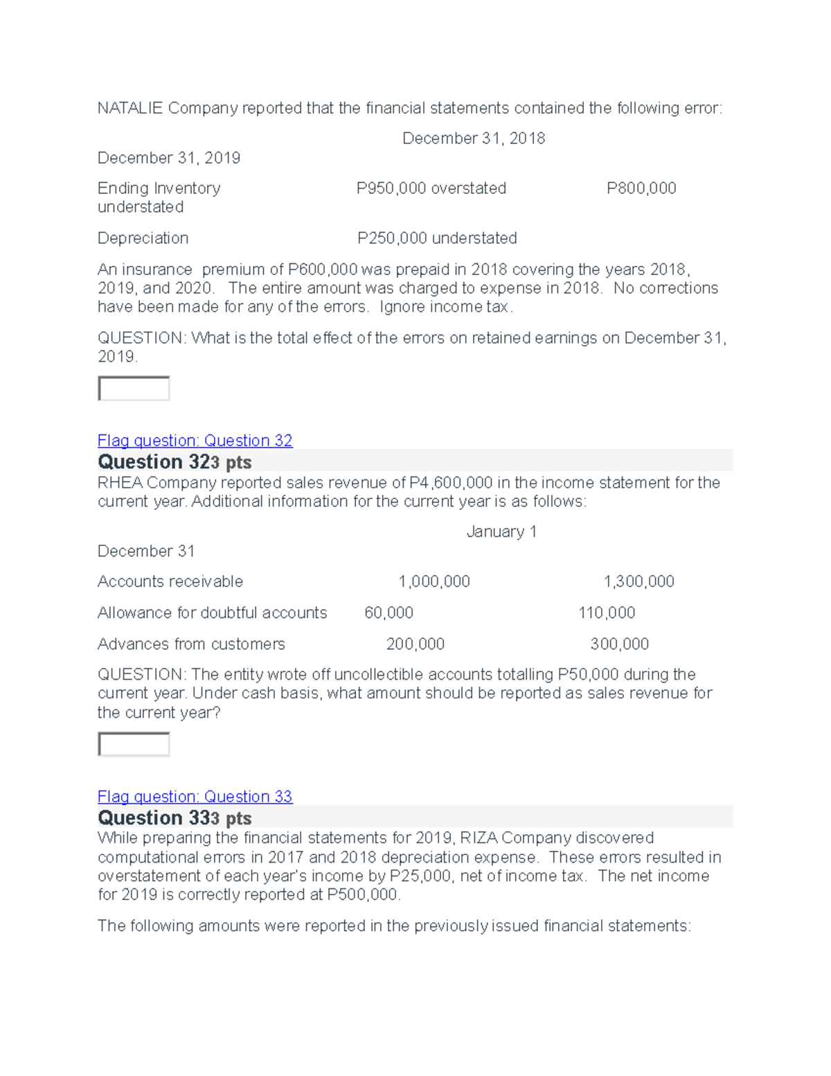 BS ACCOUNTANCY Practice_Short Problems_ Sample Questions-Accountancy ...