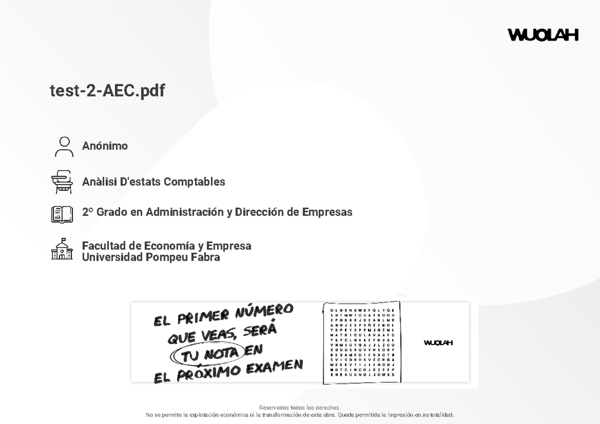 free test 2 AEC - test-2-AEC Anónimo Anàlisi D'estats Comptables 2º ...