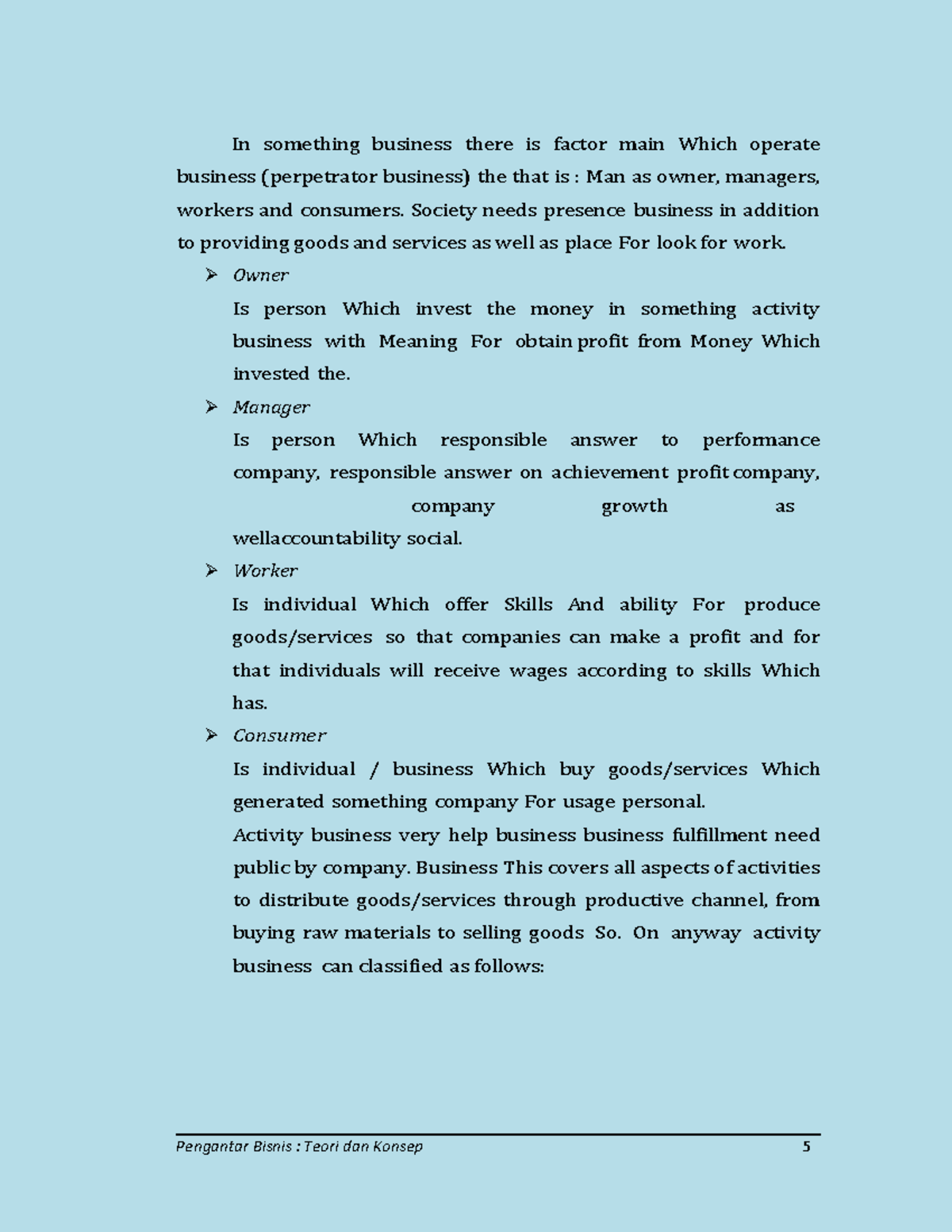 Business management theory-6 - Studocu