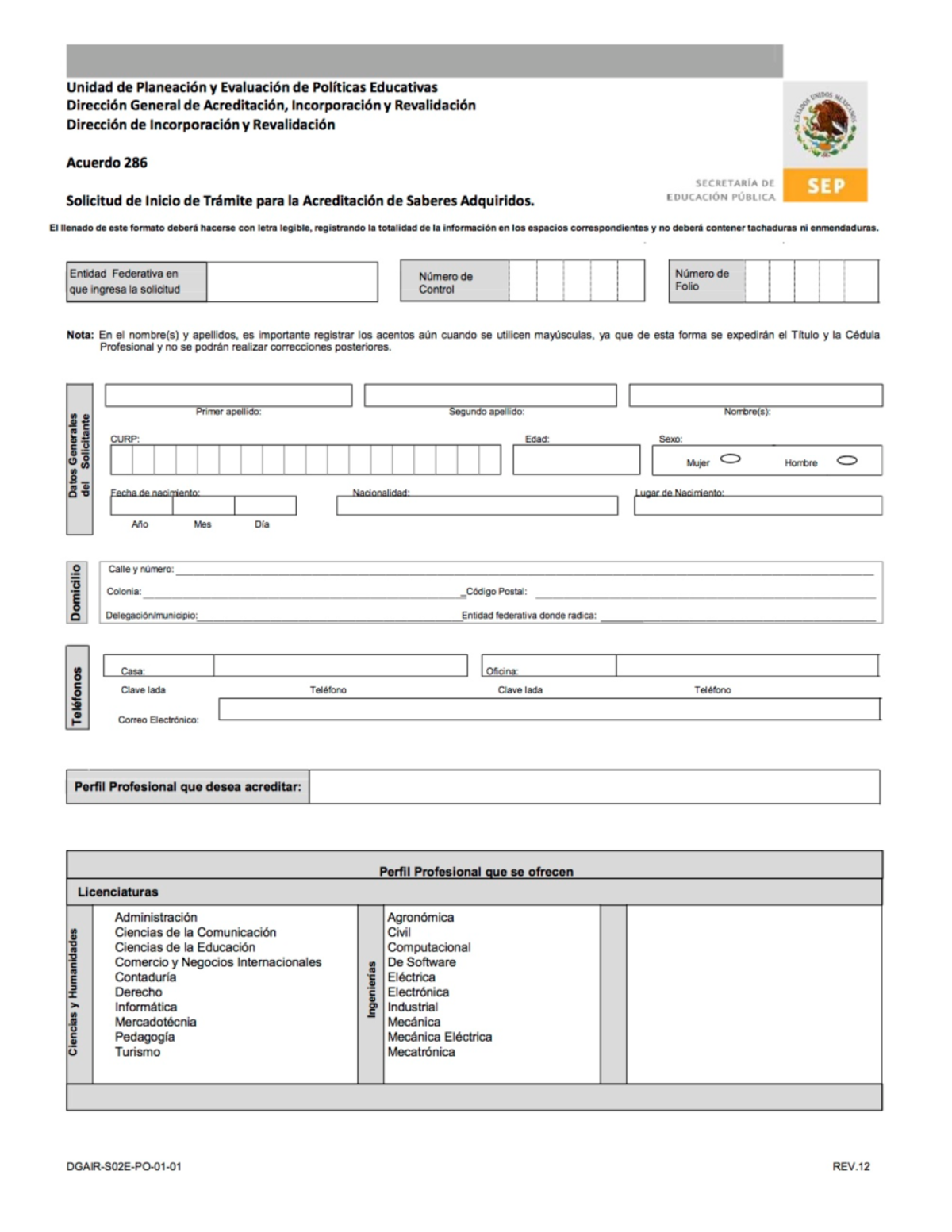 Dgair solcitud inicio tramite - Pedagogía - ! ! - Studocu