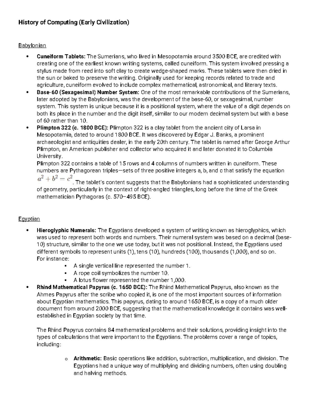 History of Computing - This system involved pressing a stylus made from reed into soft clay to ...