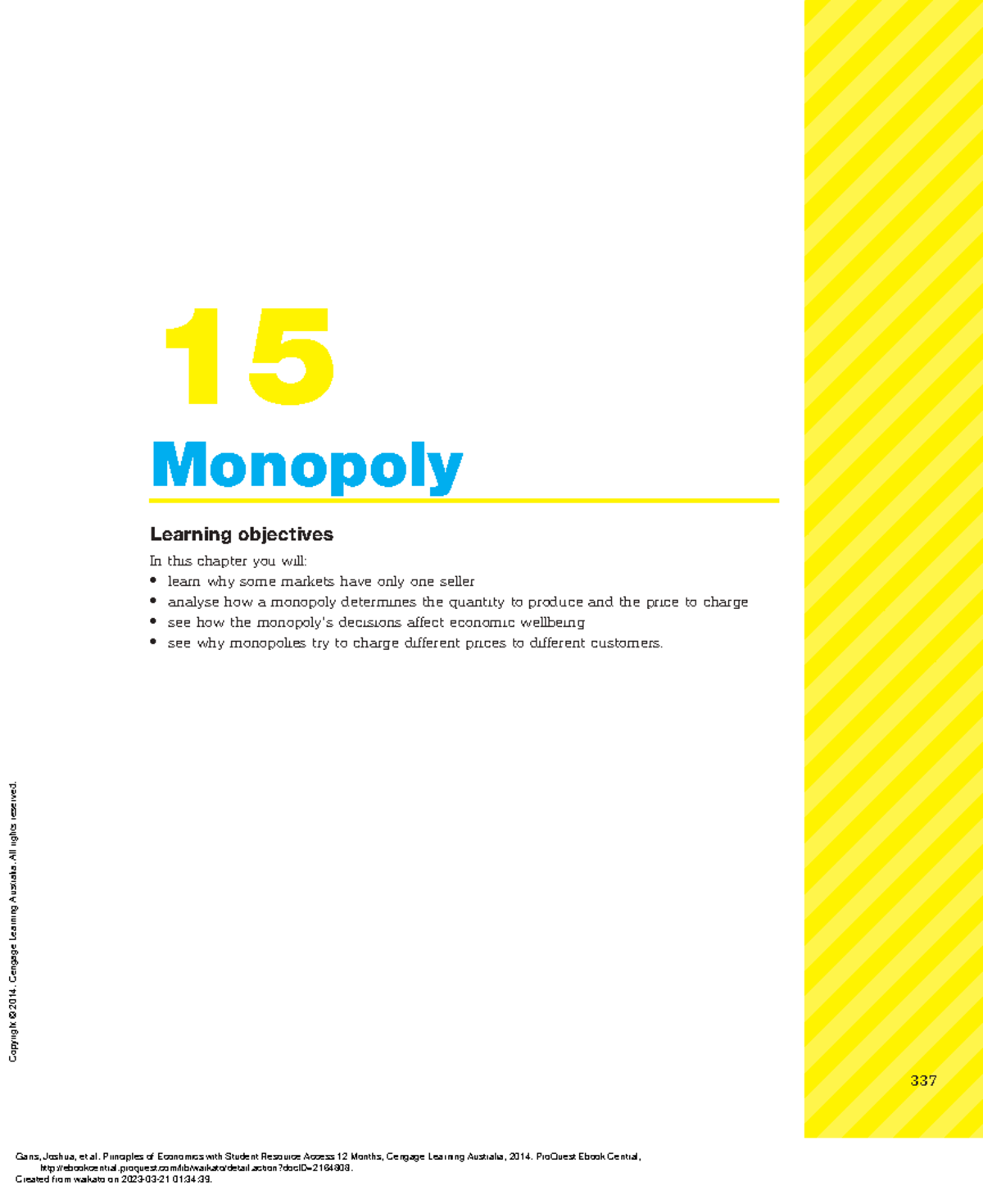 Principles of Economics with Student Resource Acce - 15 Monopoly ...