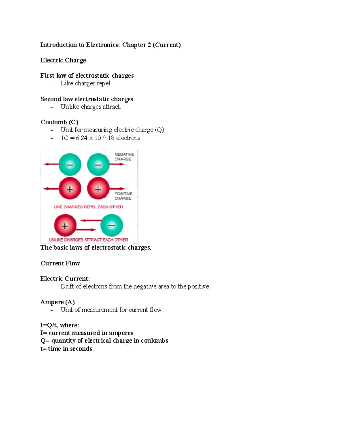 EET1082 Chapter 2 Notes - Introduction to Electronics: Chapter 2 ...