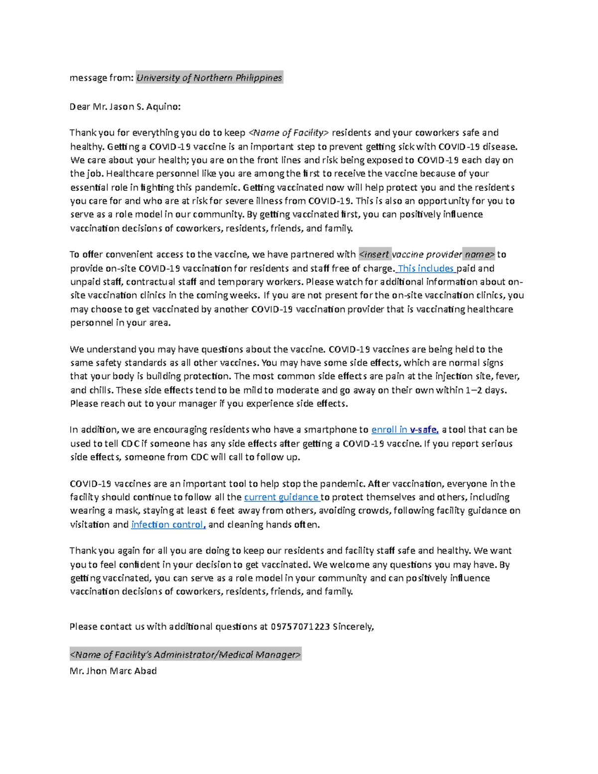 Sample Letter to Staff meeting with the team is a trap and I also have ...