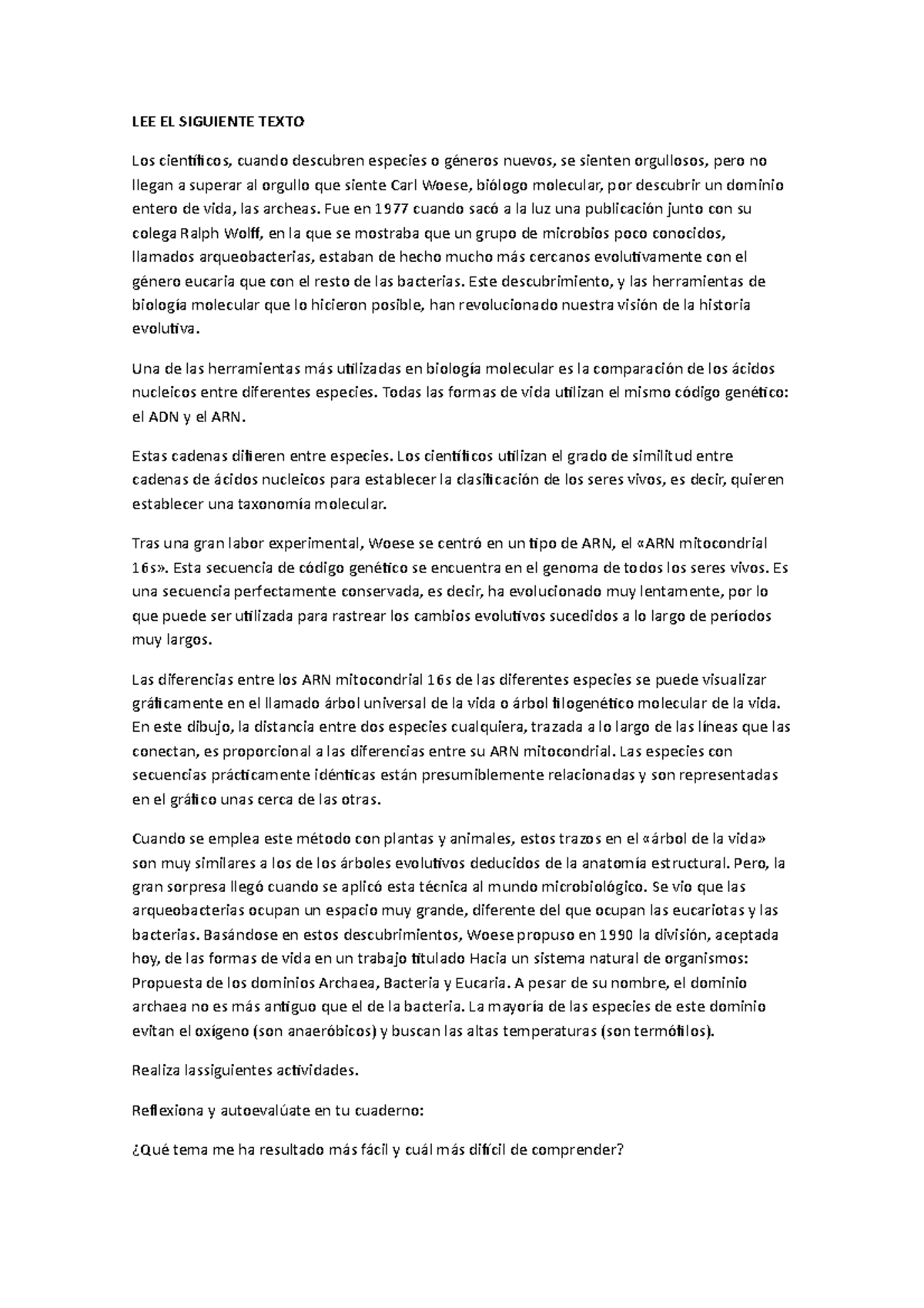 IIP IIQ IB LEE EL Siguiente Texto de examen - LEE EL SIGUIENTE TEXTO ...