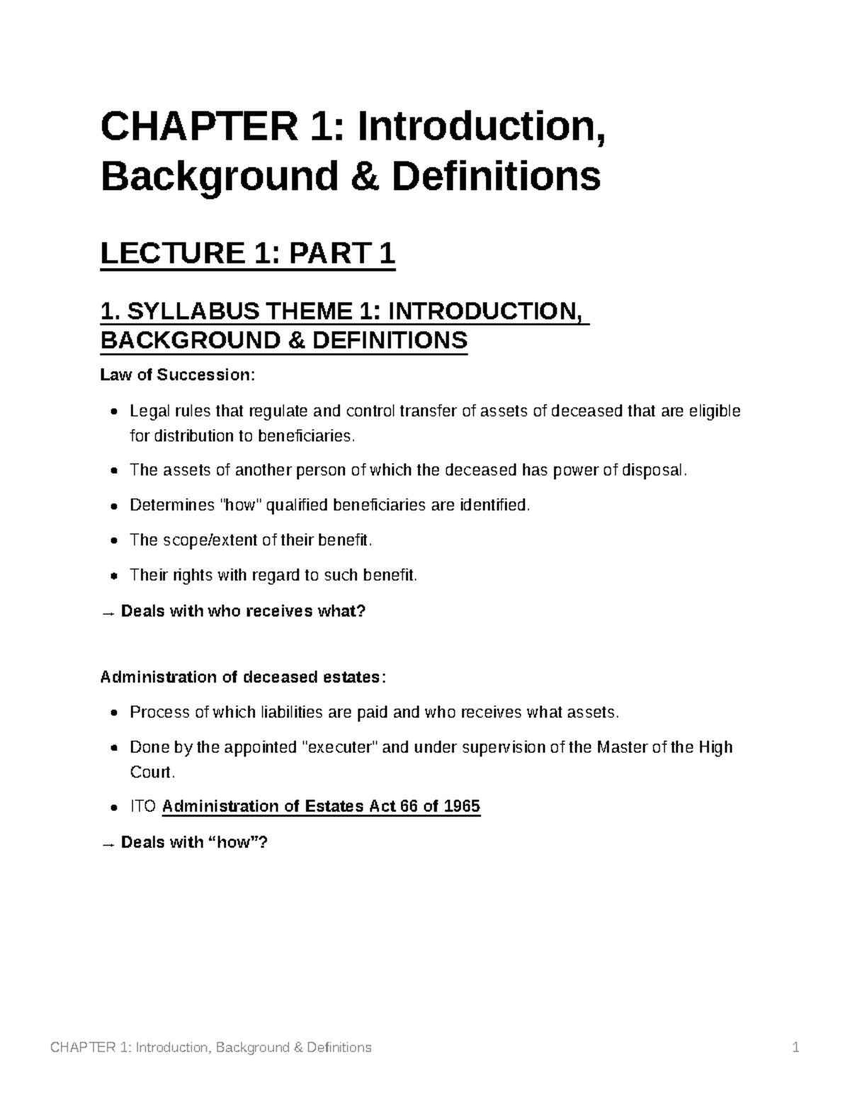 Chapter 1 - Semester 2 - CHAPTER 1: Introduction, Background ...