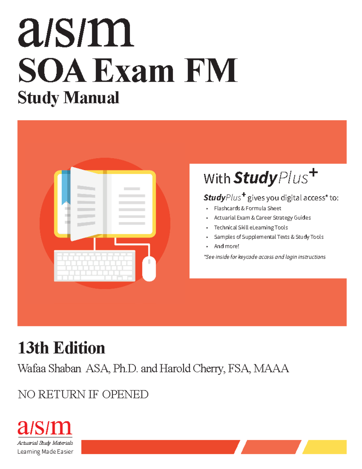 ASM 2FM-ASM-18FSMP sample 5-25-18 - Actuarial Study Materials Learning ...