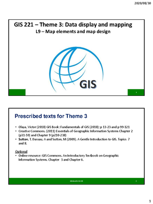 2023 L11 GIS221 Data Sources and processes 4 - GIS 221 – Unit 4: Data sources and processes L11 ...