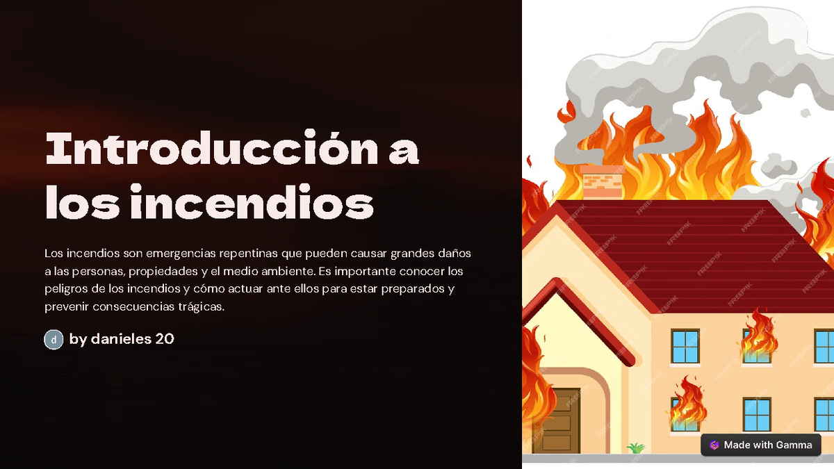 Introduccion a los incendios - Introducción a los incendios Los ...