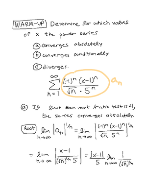 Calculus II - Lecture notes from class - 09/07/22 i Introduction ...