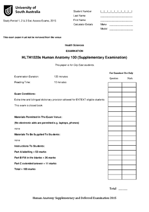 Examples of exam - Examples of 'fill in the blanks' type of questions ...