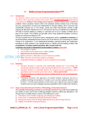 Decision-Theory(Unit-5) QT(mar22)-st(C)-1 - Unit – 5 Decision Theory I ...