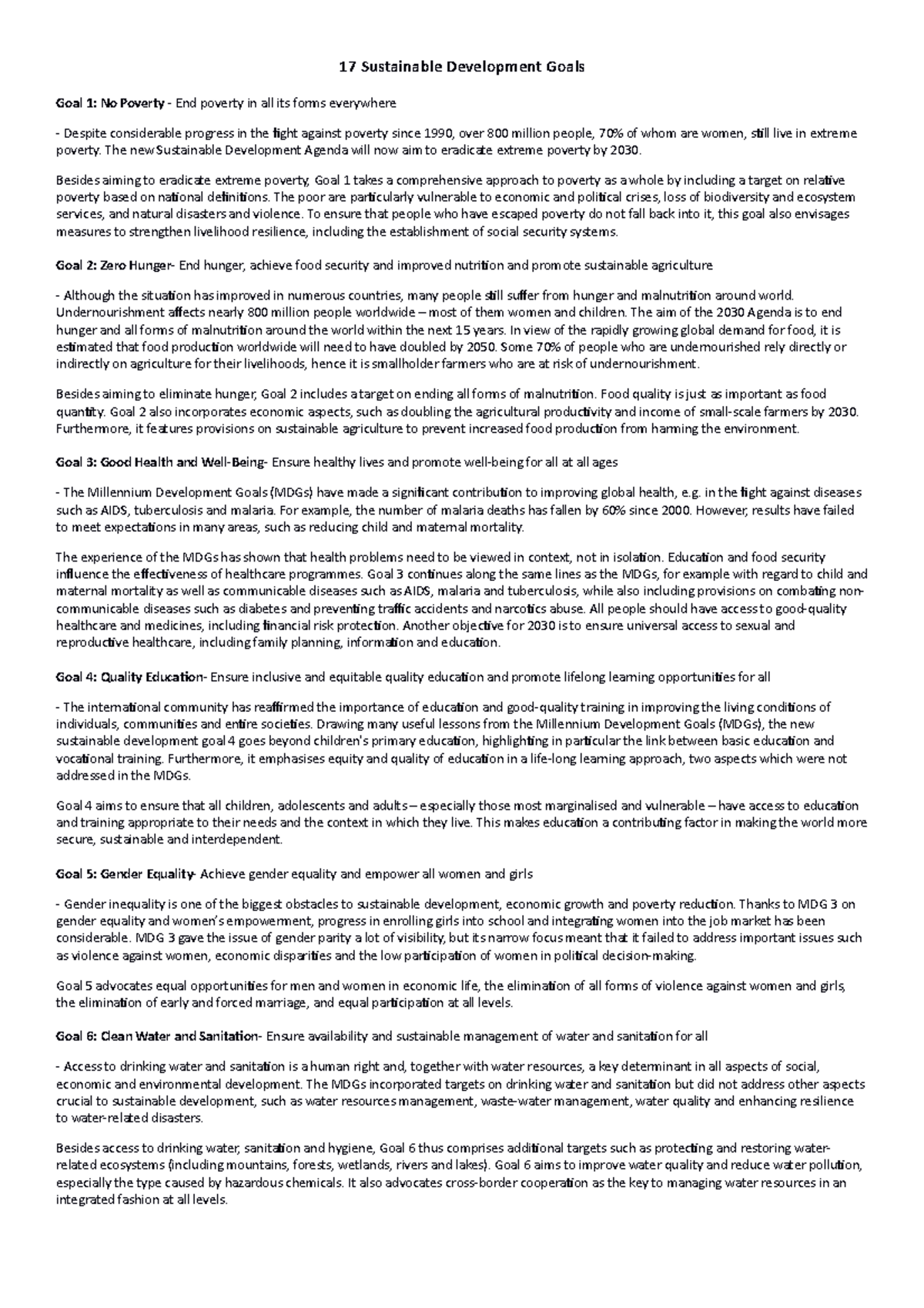 17 Sustainable Development Goals - 17 Sustainable Development Goals ...