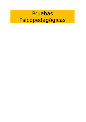 Trabajo Final de Pruebas Psicopedagogico 1 Yokarina Cru. - Universidad ...