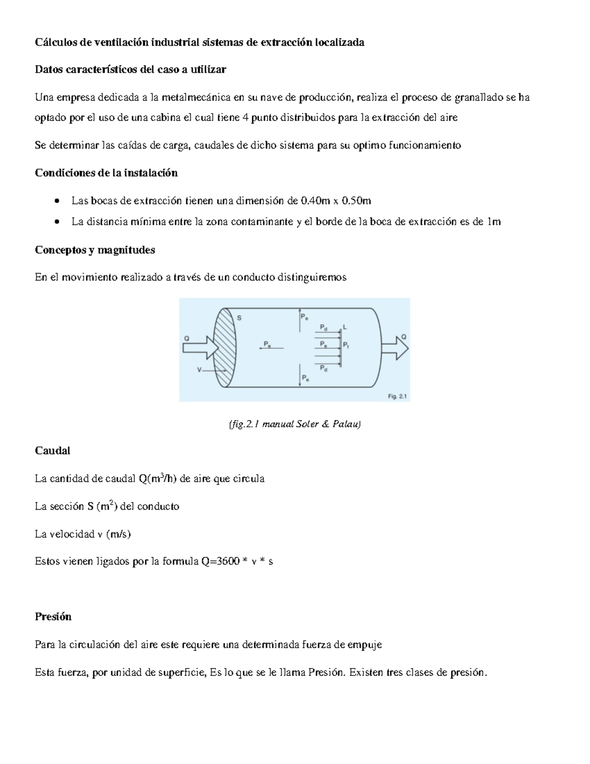 426113571 Calculos de Ventilacion Industrial Sistemas de Extraccion ...
