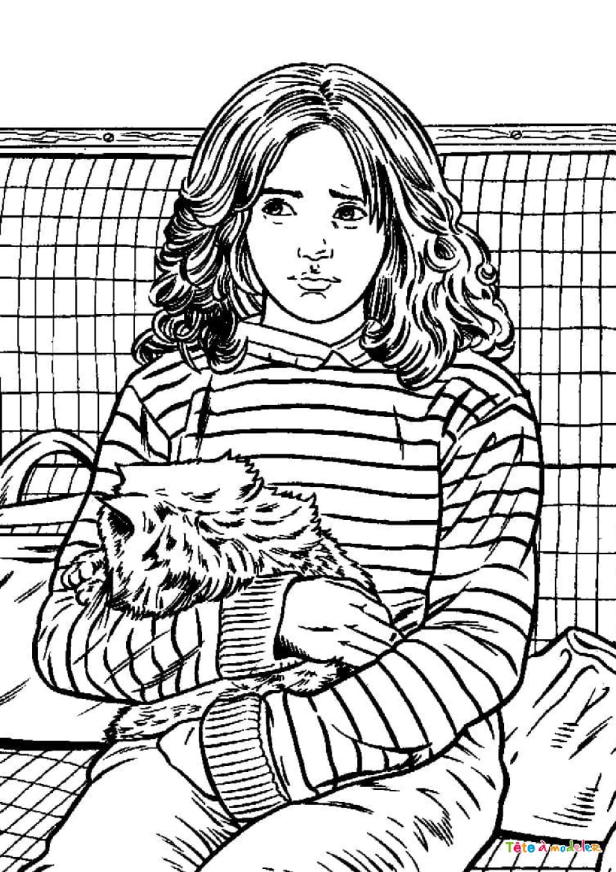 Coloriage dhermione lamie dharry potter - Sciences de la terre et de l ...