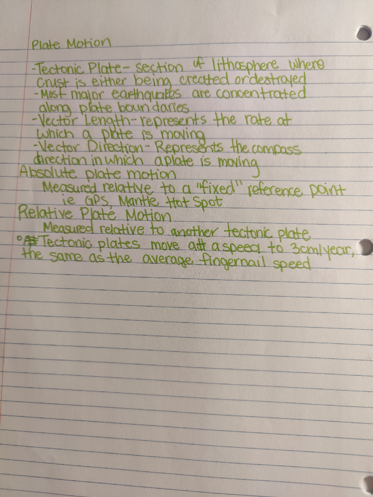 Plate Motion through Igneous Rocks - GEO 1030 - Studocu