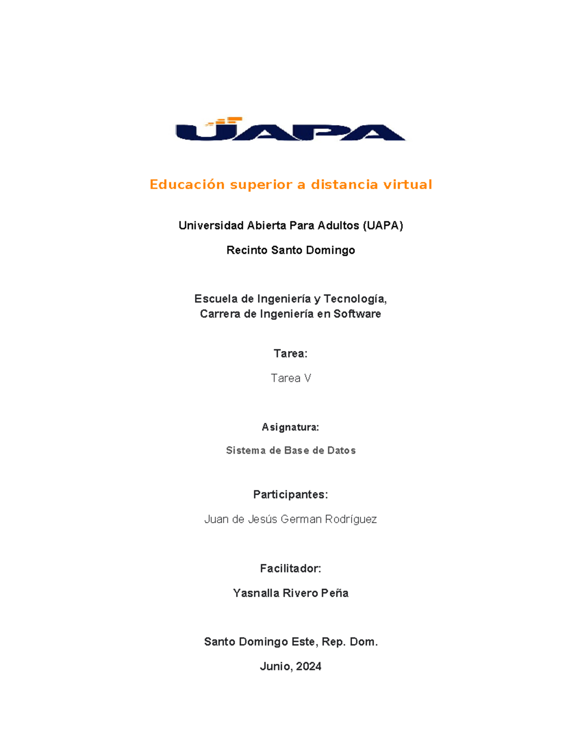 Sem v - Educación superior a distancia virtual Universidad Abierta Para ...