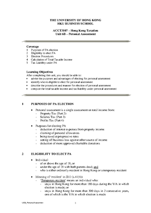 BIR60 表格樣本連重要注意事項 - taxation for personal assessment - Taxation - HKU ...