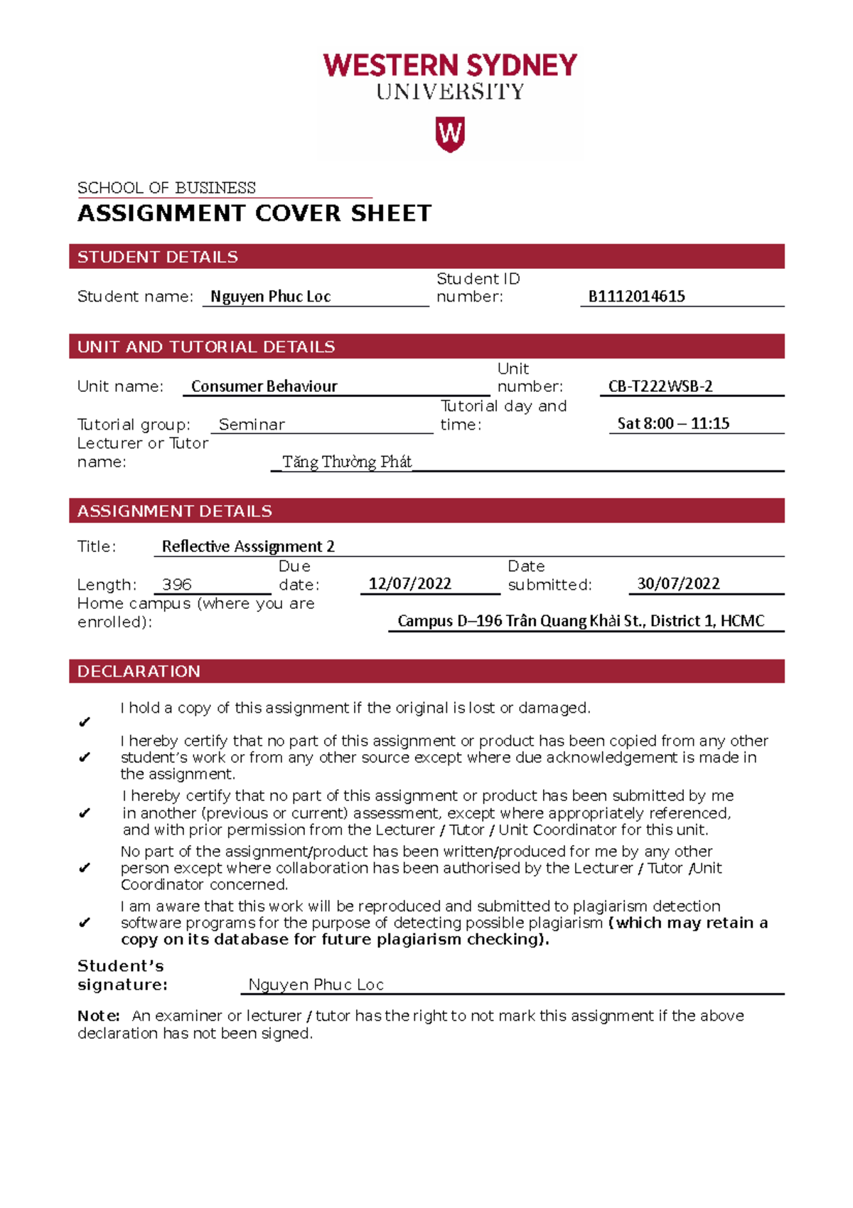 Reflective Asignment 2 CB T222WSB 2 Nguyen Phuc Loc B1112014 615 ...