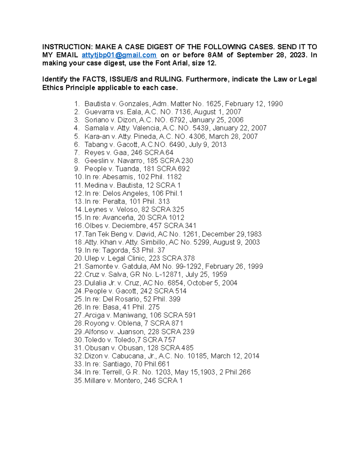 Case-Digest-Sep - N/A - INSTRUCTION: MAKE A CASE DIGEST OF THE ...