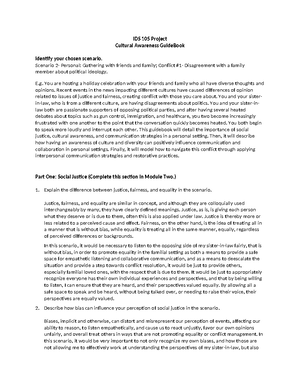 IDS 105 - Module 4 Discussion Post - Communication is part of ...