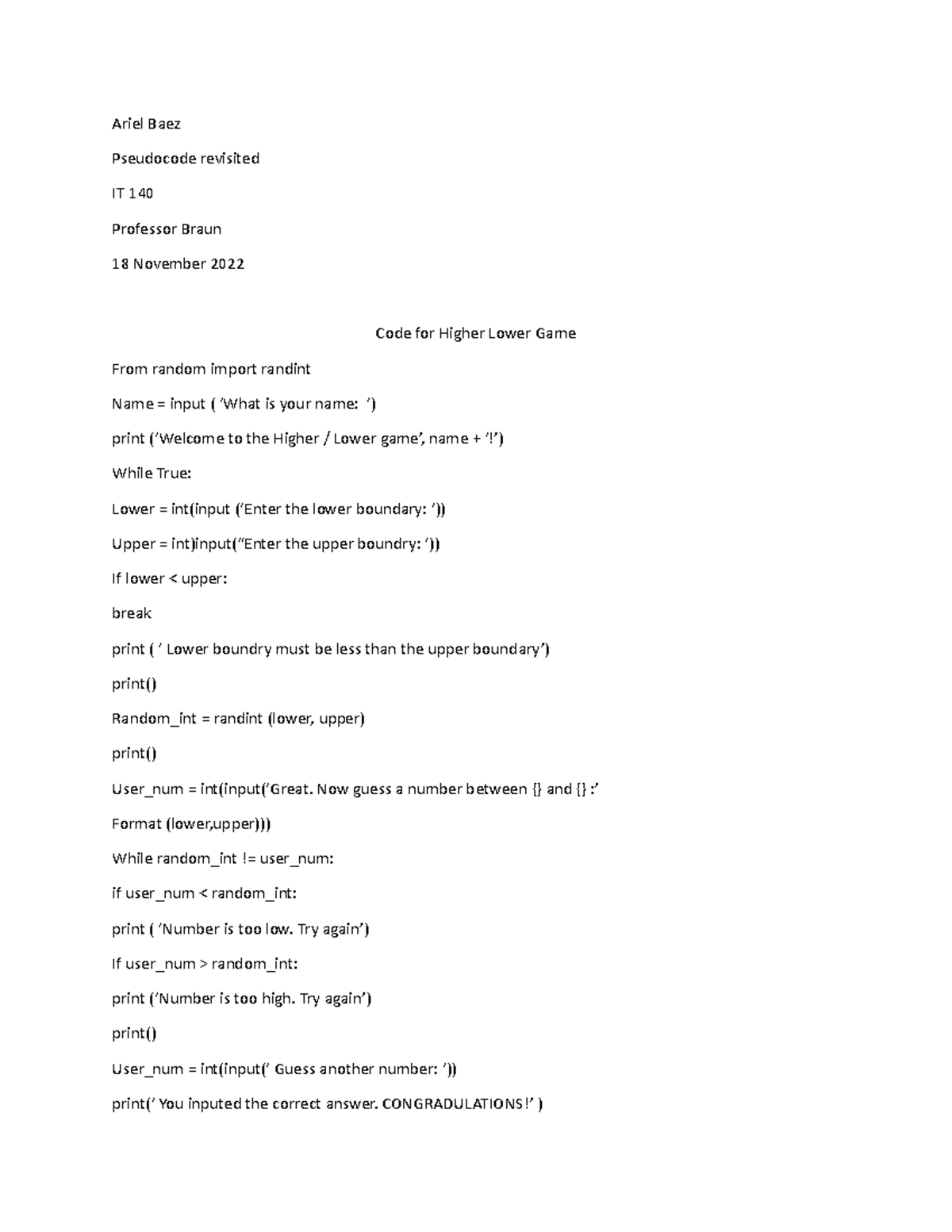 Pseudocode revisited - Code for dogs - Ariel Baez Pseudocode revisited ...