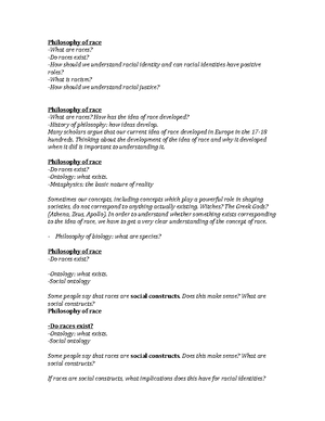 Personhood - Lecture notes 1-2 - Personhood There are 4 concepts of ...