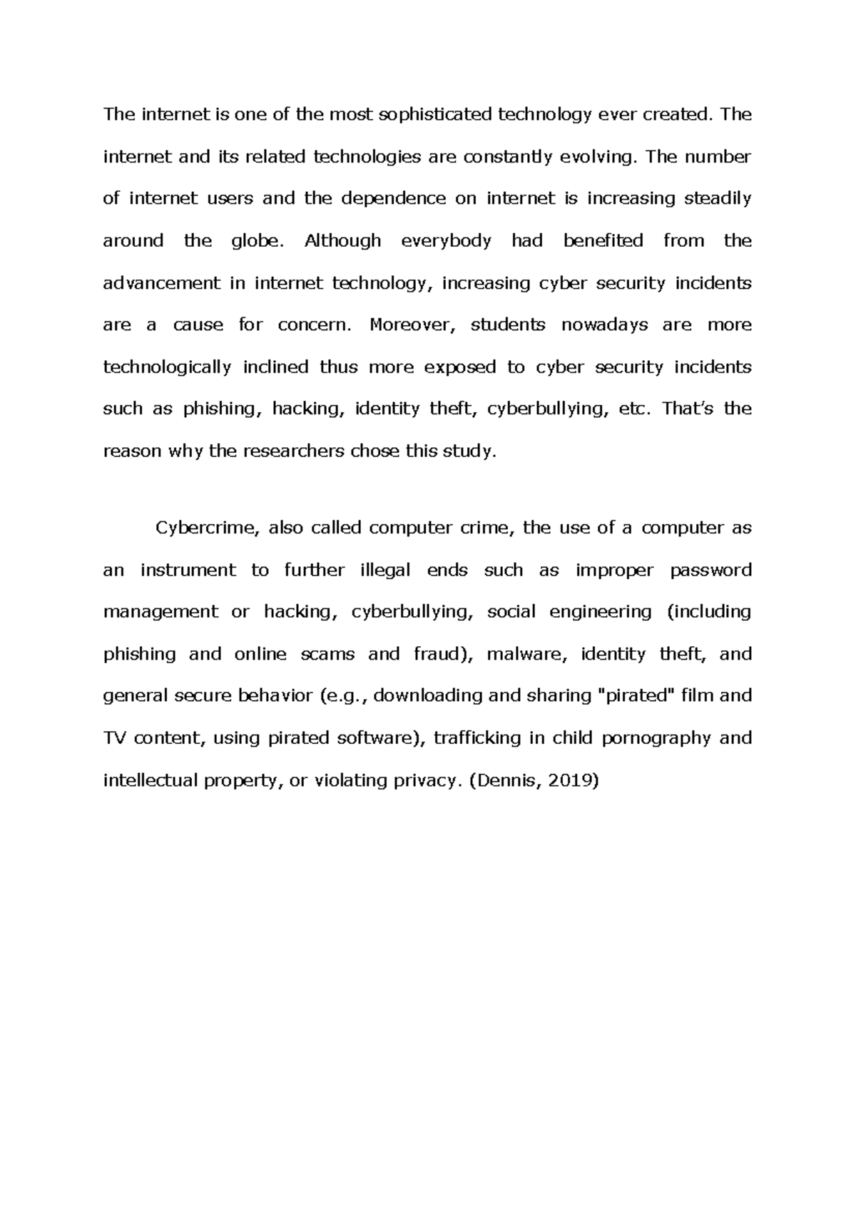 Essay about the internet - The internet is one of the most ...