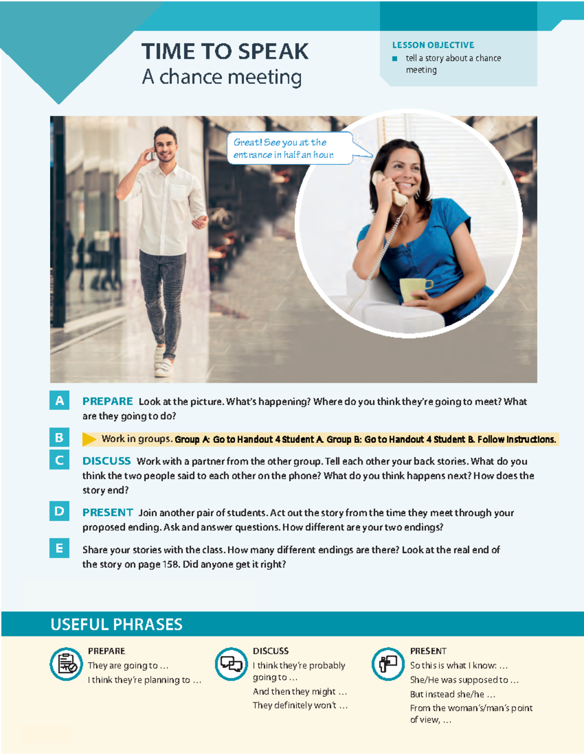 BUS 2.0 Level 4 Lesson Plan 5 Handout 4 - USEFUL PHRASES 5. To check ...