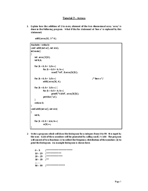 Lab Manual 5, CZ1103 - Laboratory Manual for CE/CZ Introduction to Computational Thinking and ...