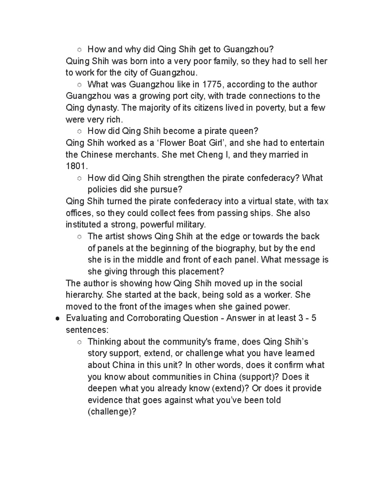 Qing Shih - Qing Shih crash course - How and why did Qing Shih get to ...
