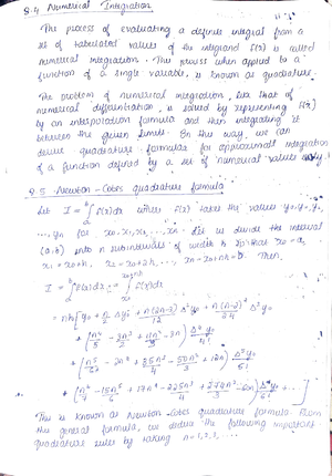 numerical methods module 3 p3 - i) A/SA+ 245X Ws bvau a 2/ S 41 A 4a(# S+l L ,(7+2)313) GX+IR ...