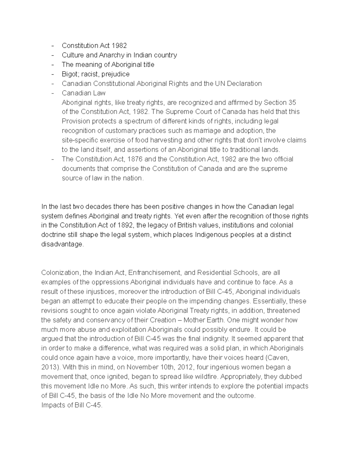 Charter of rights and The Constitution Act - Constitution Act 1982 ...