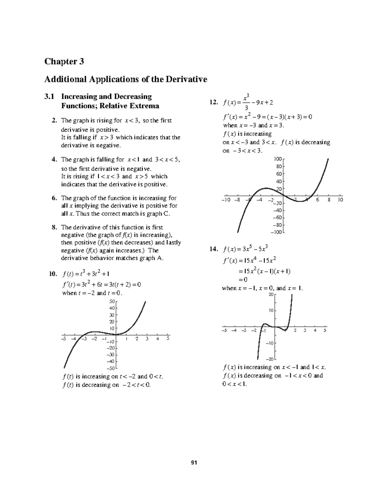 Chapter 3 - Lecture notes 1, 3-3 - 91 Chapter 3 Additional Applications ...