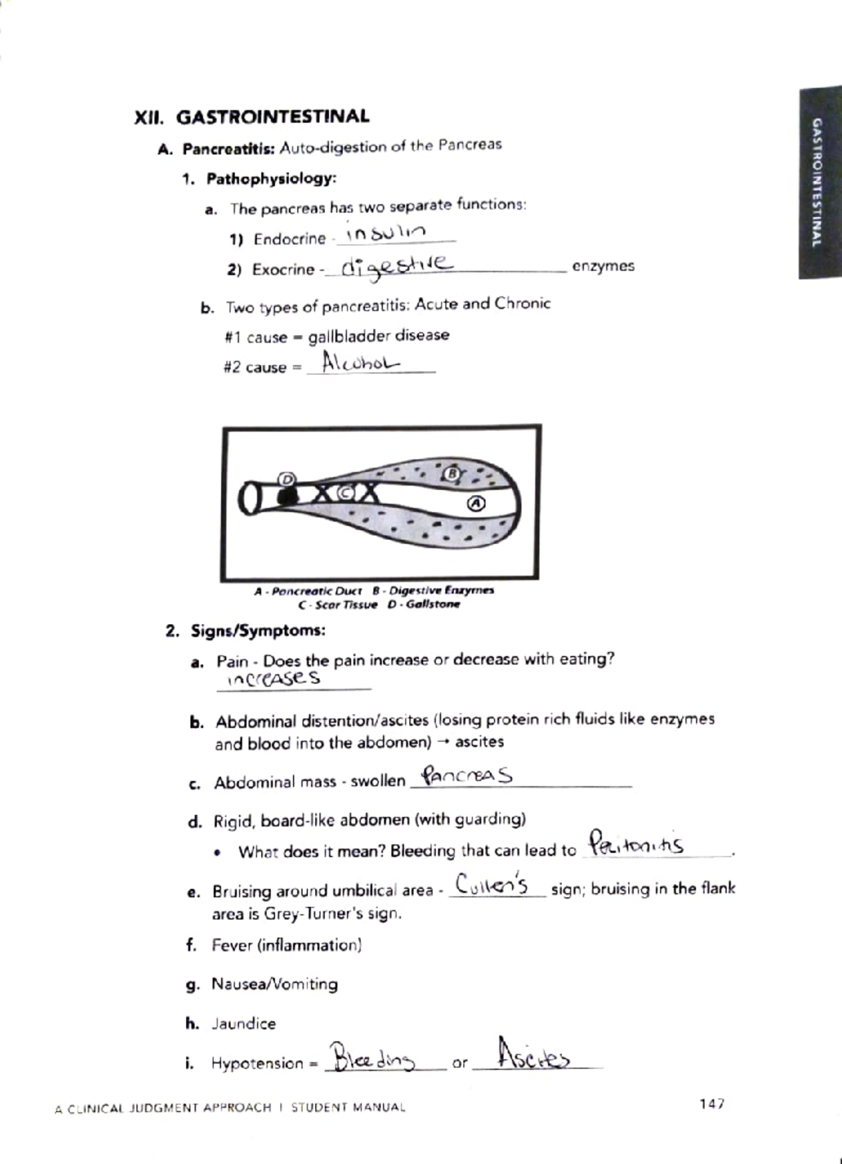 GI Note Pages - NUR 206 - Studocu