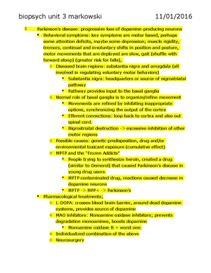 Biopsychology Chapter 1 - Evolution Ultimately there is safety in ...