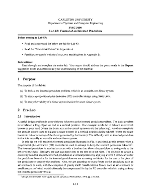 Assignment #5 Solutions - Sysc 3600 - Carleton - Studocu