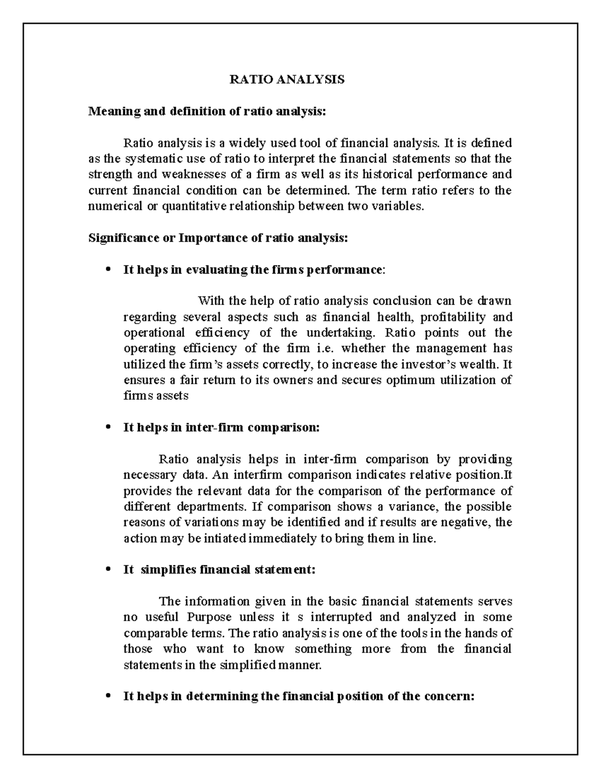 7731135 Ratio analysis RATIO ANALYSIS Meaning And Definition Of Ratio 7731135-ratio-analysis-ratio-analysis-meaning-and-definition-of-ratio