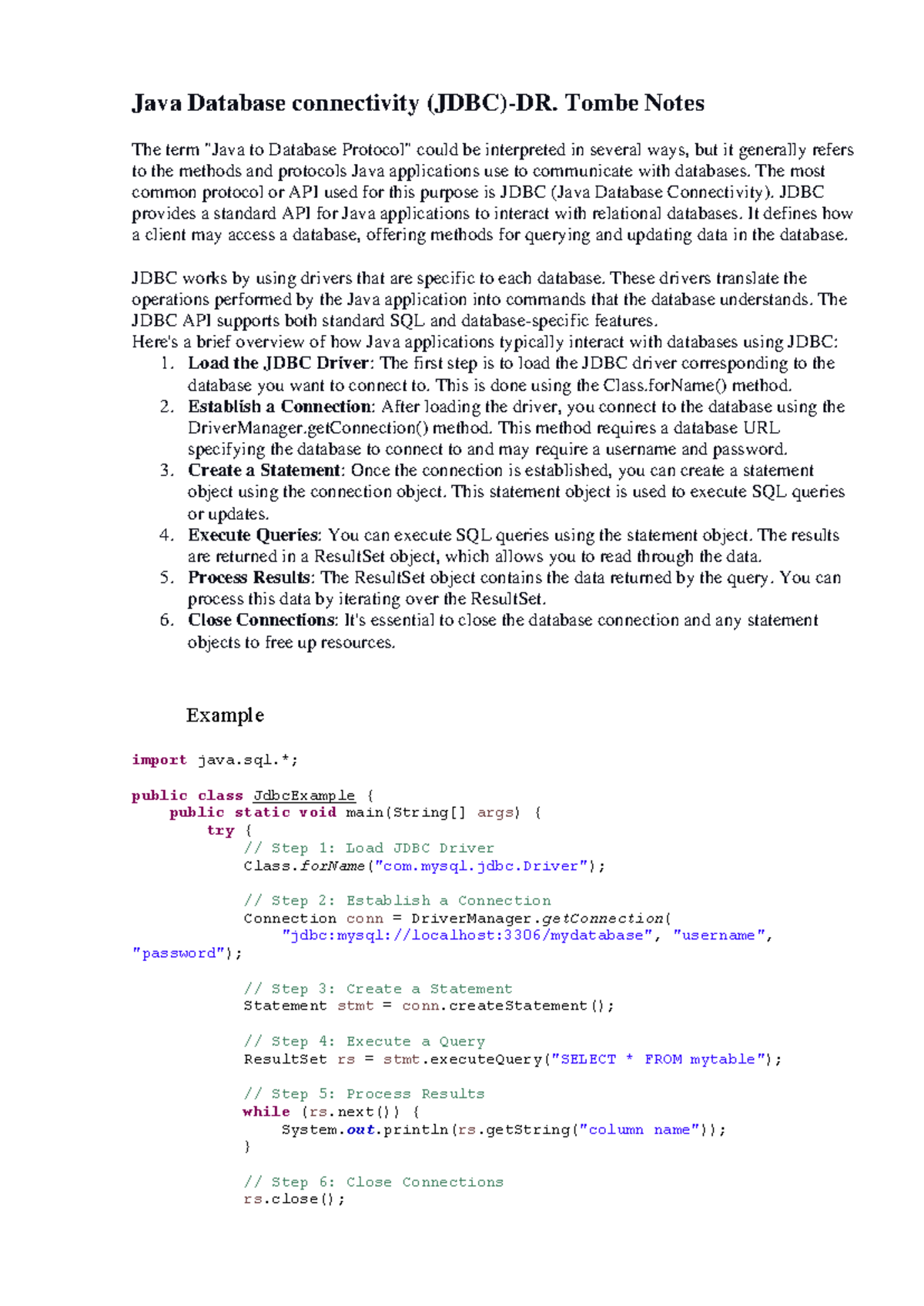 Java Application Programming Interface Database Connectivity Java Database Connectivity Jdbc 7386