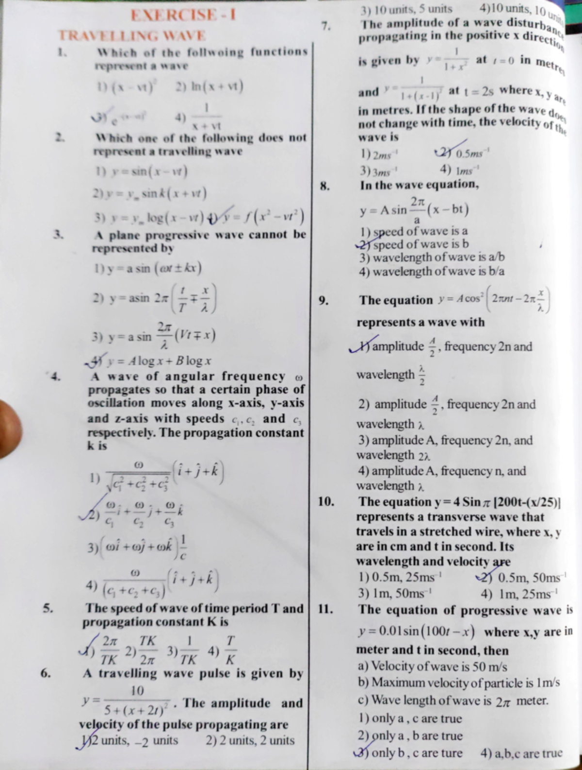 Waves Ex-1 - Mathematics: Applications and Interpretation SL - Studocu