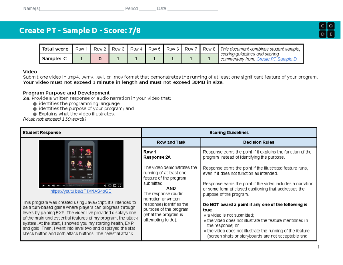 Copy of CB Create PT - Sample D (7 8) - side-by-side - Name(s ...