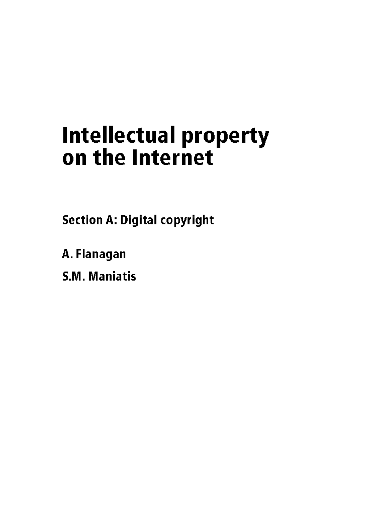 Study guide postgraduate laws intellectual property internet ...